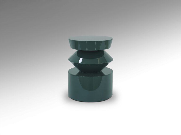 Mesa auxiliar CLON verde oscuro brillo Schuller